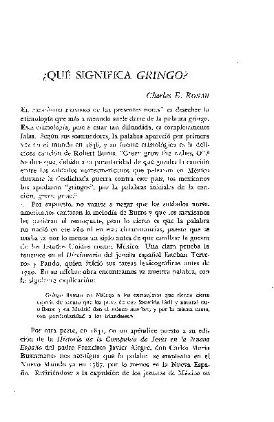 (PDF) ¿Qué significa gringo?