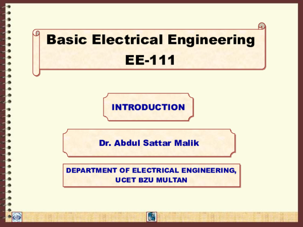 (PPT) Basic Circuit Analysis