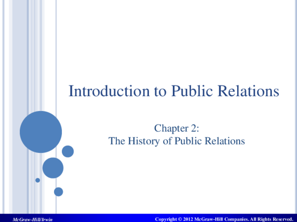 (PPT) History of public relation