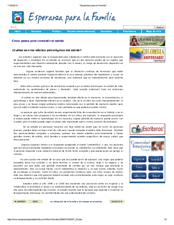 (PDF) Esperanza para la Familia