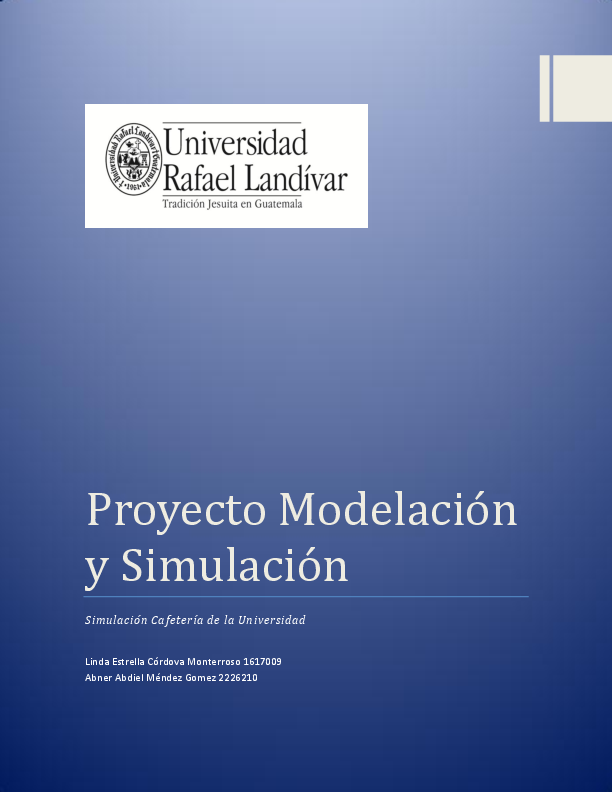 (DOC) Proyecto Modelacion y Simulacion