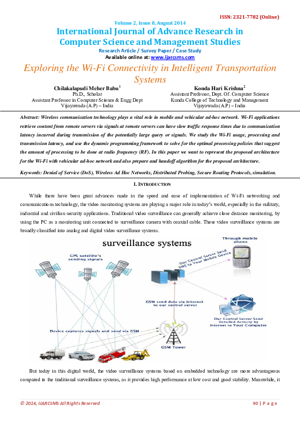 (PDF) Exploring the Wi-Fi Connectivity in Intelligent Transportation ...