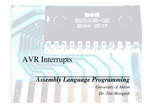 (PDF) AVR Interrupts