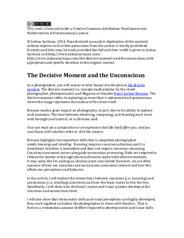 (PDF) The Decisive Moment | John Suler - Academia.edu