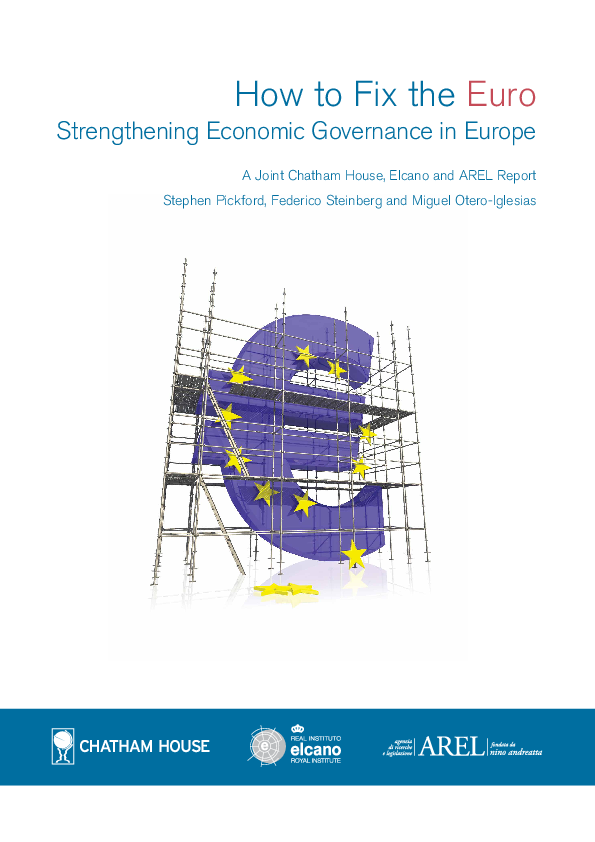 (PDF) How to Fix the Euro: Strengthening Economic Governance in Europe