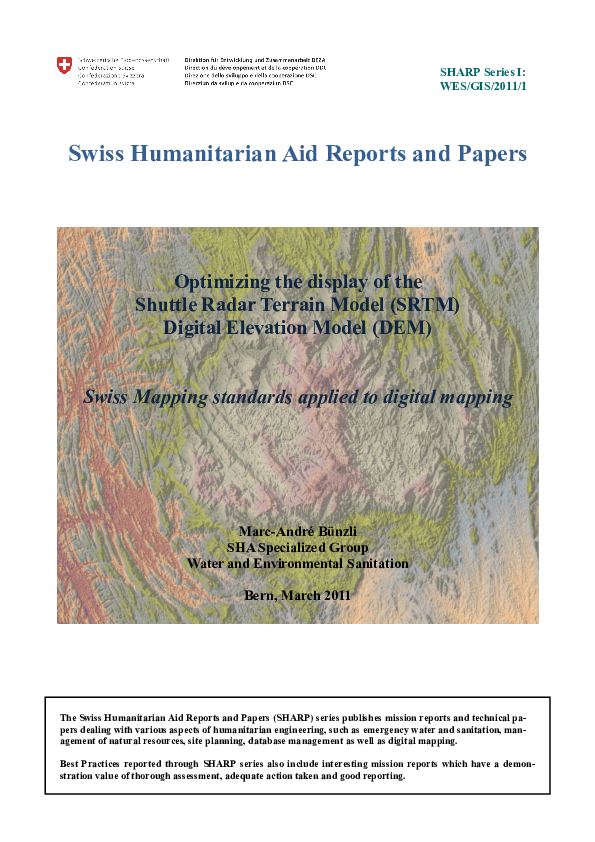 Pdf Optimizing The Display Of Srtm Digital Elevation Model Dem