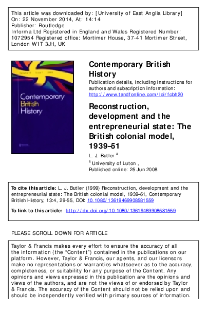 (PDF) Reconstruction, development and the entrepreneurial state: the ...