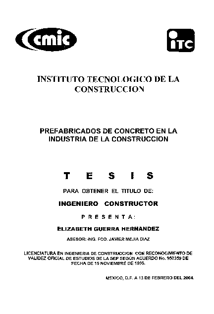 (PDF) dE^ INSTITUTO TECNOLÓGICO DE LA CONSTRUCCIÓN
