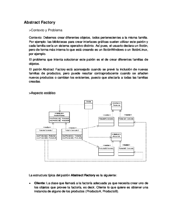 (DOC) Abstract Factory