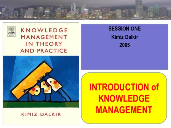 (PDF) Introduction to Knowledge Management