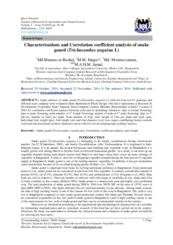 Pdf Character Association And Path Coefficient Analysis For Identification Of Yield Enhancing