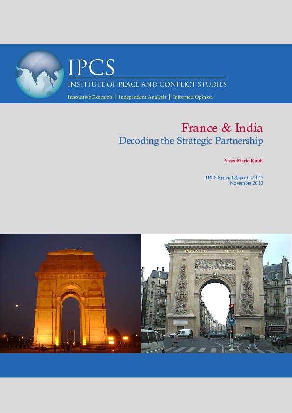 (PDF) France and India : Decoding the Strategic Partnership