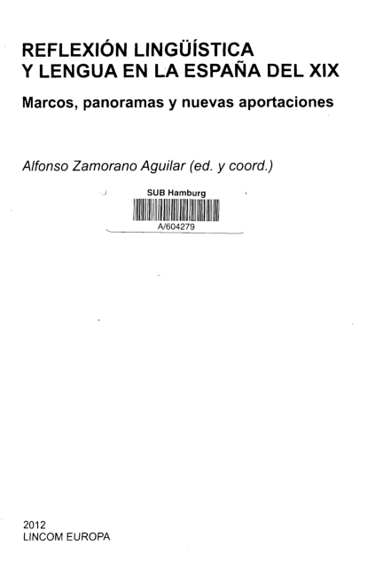 (PDF) Ideas lingüísticas: el marco español (II). La Academia