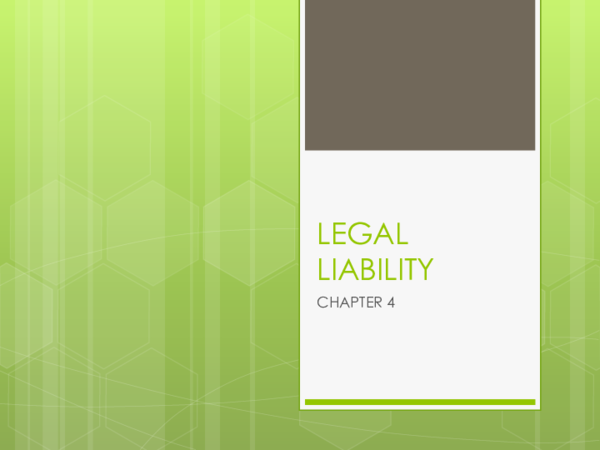 (PPT) audit, legal liability ppt