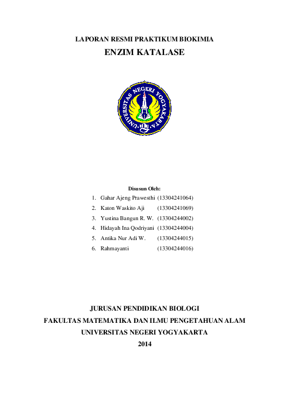 (DOC) Enzim Katalase