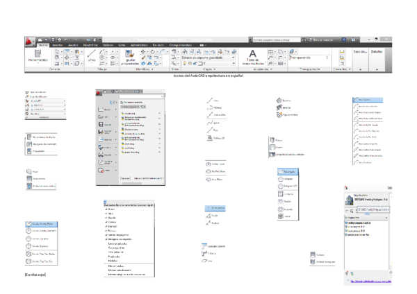 (DOC) Iconos del AutoCAD arquitectura en español