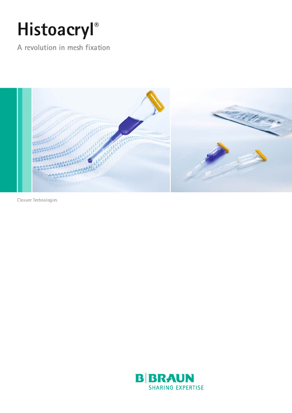 (PDF) Histoacryl ® Closure Technologies A revolution in mesh fixation
