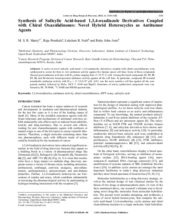 Salicyles Salicyles