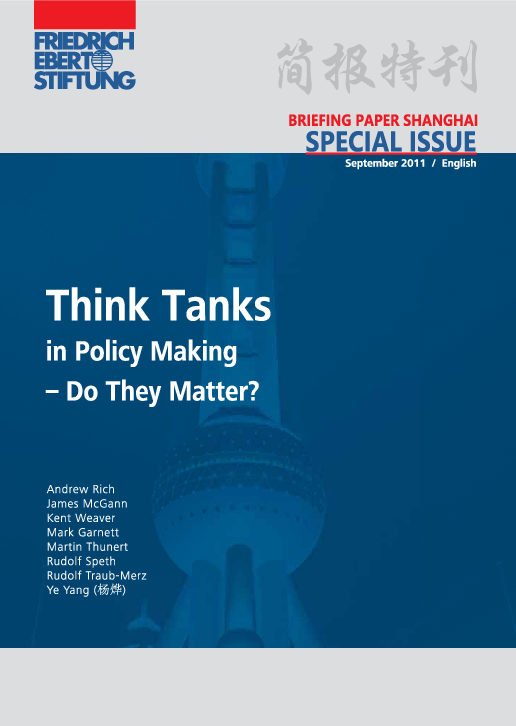 Think tanks in policy making - do they matter