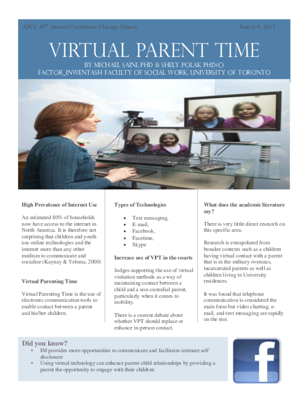 (PDF) Virtual Parent Time Handout