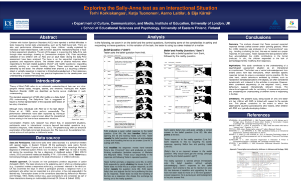 (PDF) Exploring the Sally-Anne Test as an Interactional Situation