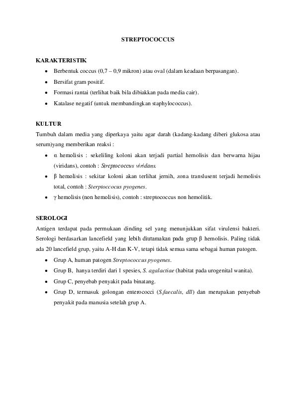 (DOC) STREPTOCOCCUS