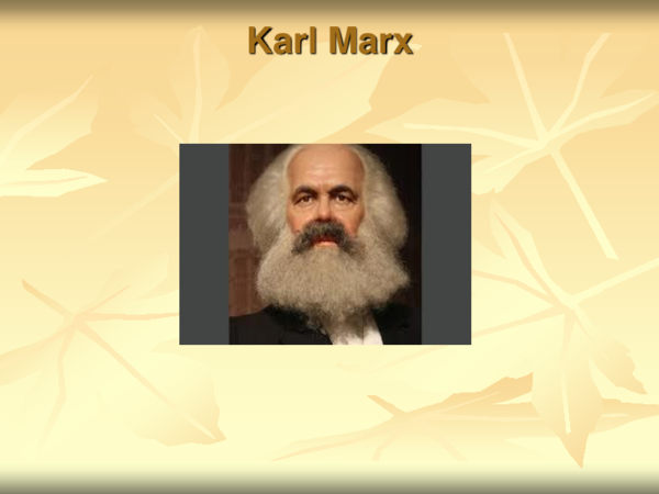 (PPT) Apresentacao Karl Marx