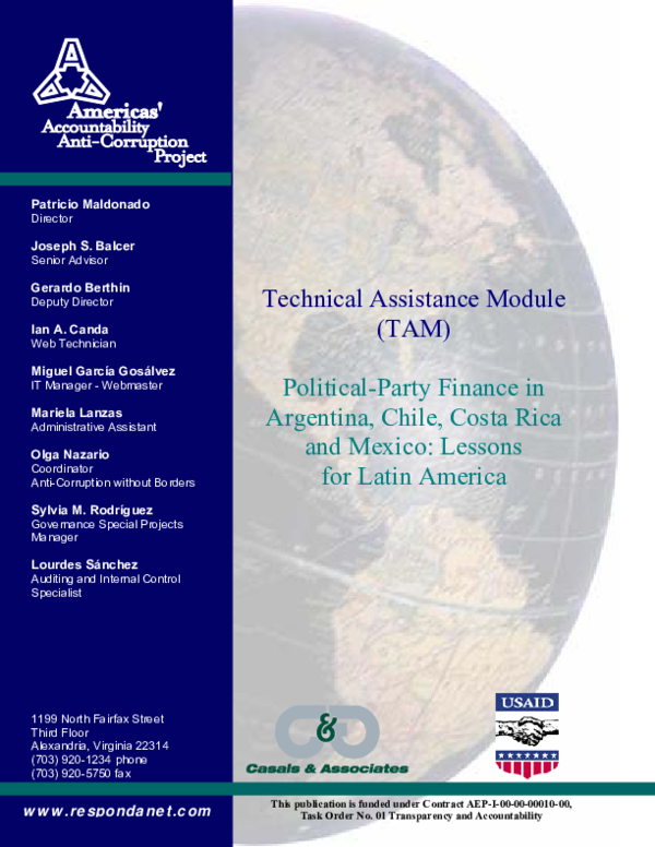 (PDF) Technical Assistance Module