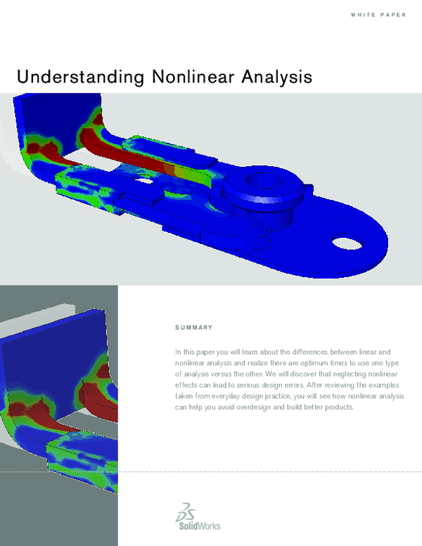 Pdf Understanding Nonlinear Analysis