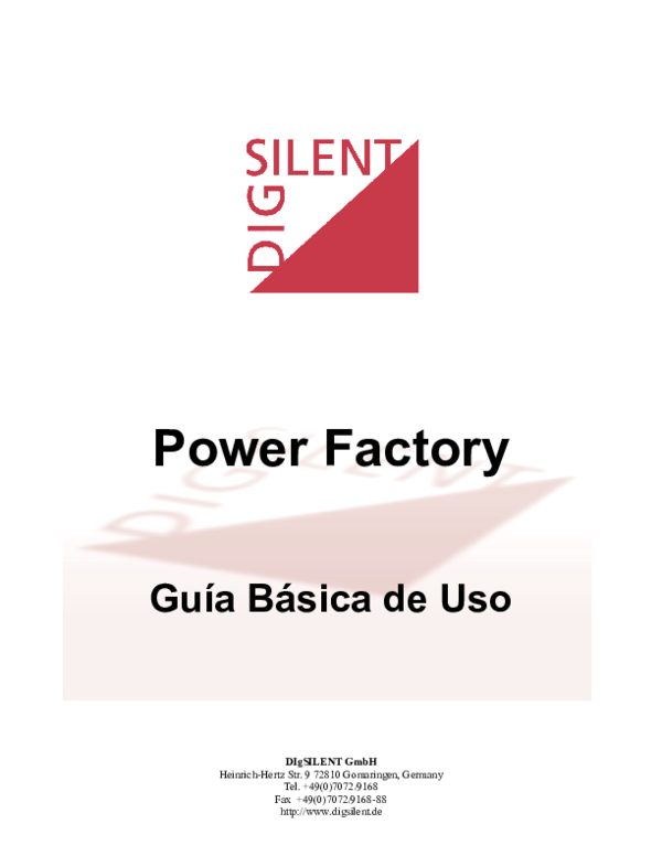 (PDF) Power Factory