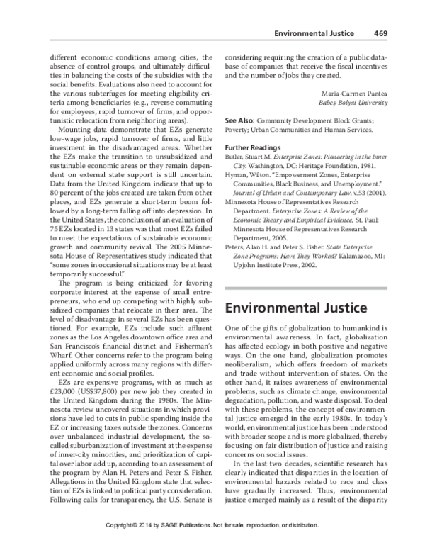 (PDF) Environmental Justice (EJ)