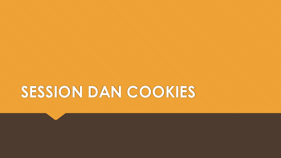 (PPT) SESSION DAN COOKIES
