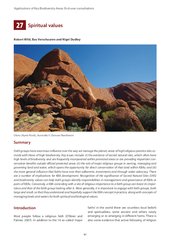 (PDF) Spiritual Values