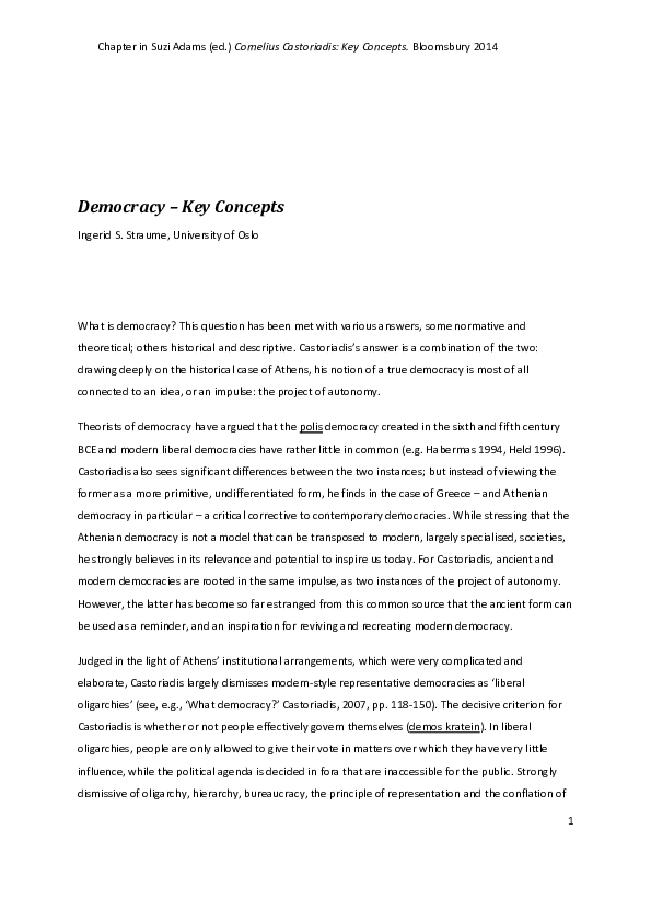 (PDF) Democracy