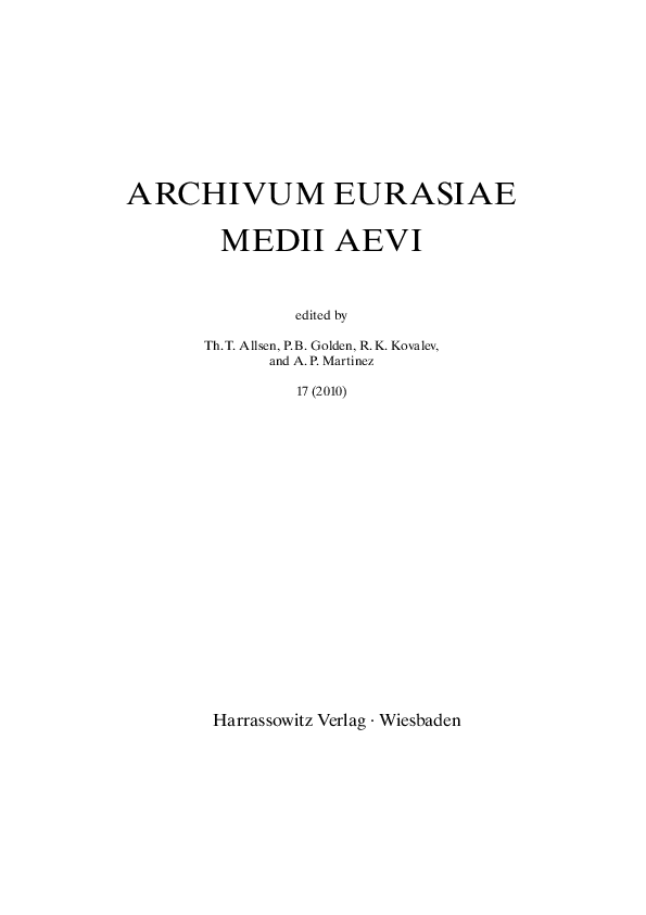 (PDF) Review: Christopher I. Beckwith, Empires of the Silk Road. A ...