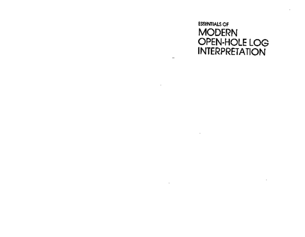(PDF) Dewan - Modern Open Hole Log Interpretation
