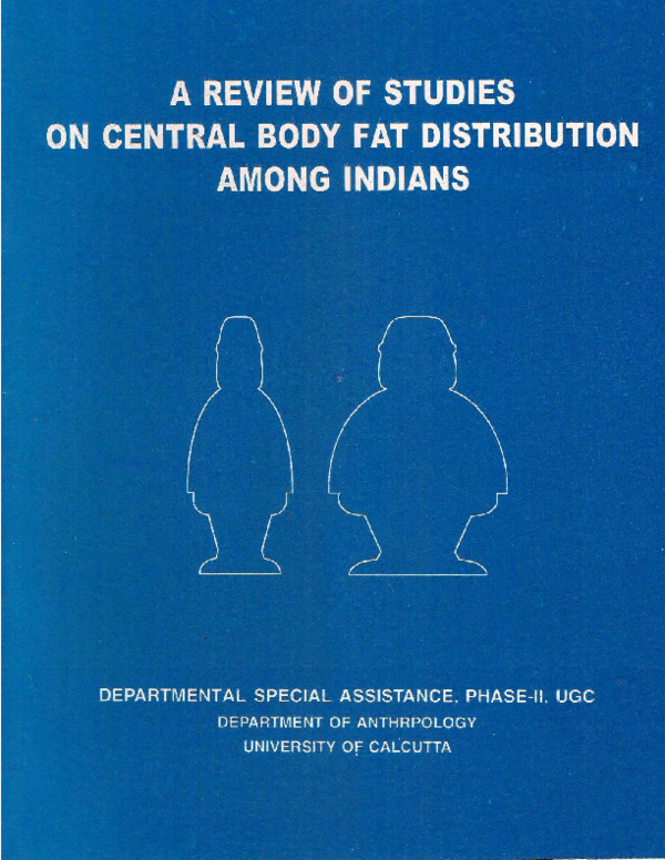 (PDF) A REVIEW OF STUDIES ON CENTRAL BODY FAT DISTRIBUTION OF INDIANS