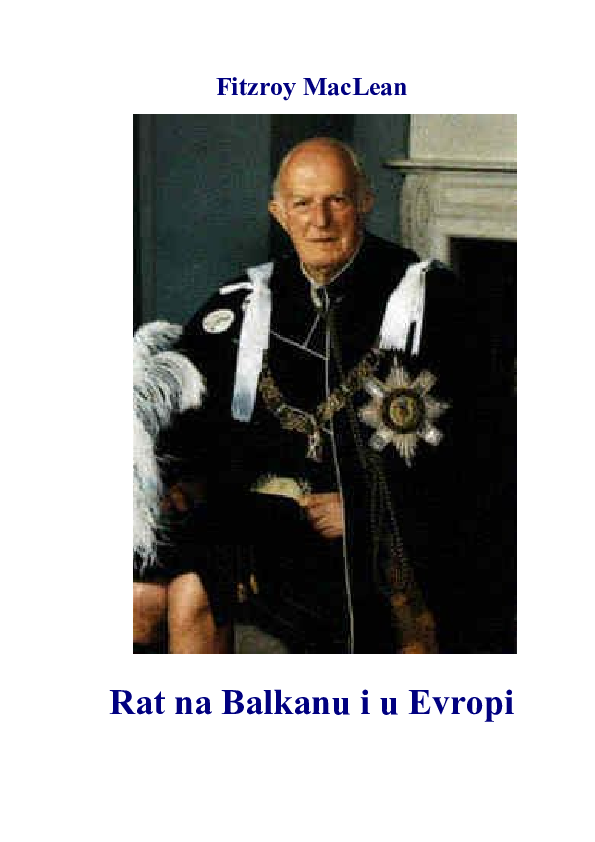 Fitzroy MacLean | Vladimir Subotic - Academia.edu