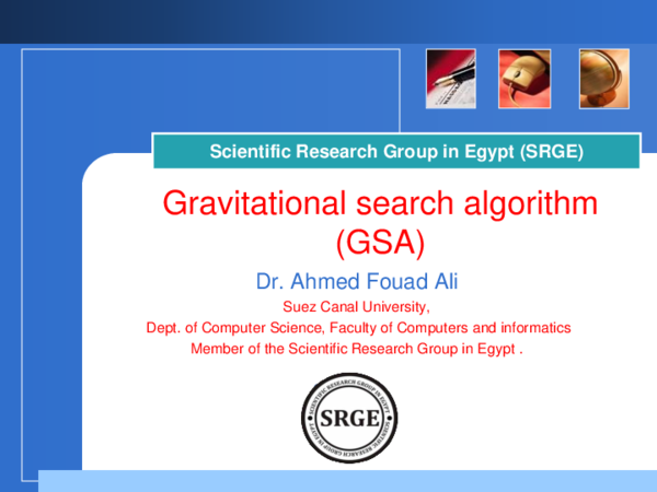 (PPT) Gravitational search algorithm