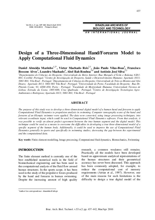 (PDF) Design of a three-dimensional hand/forearm model to apply ...