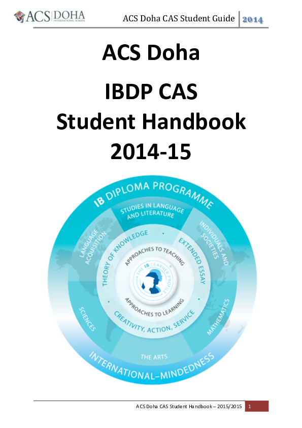 (PDF) IBDP AND AP CAS INSTRUCTIONS