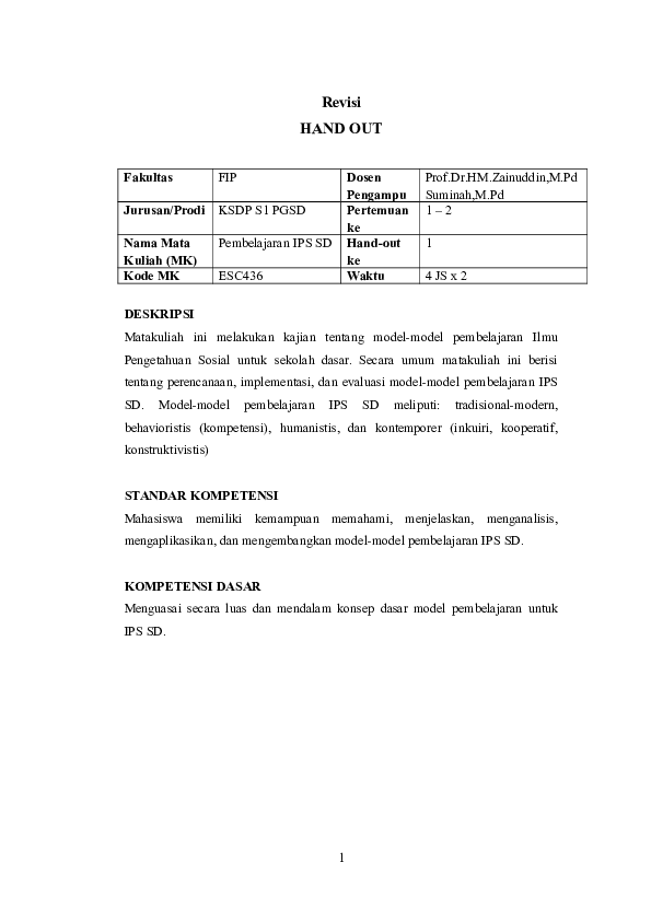 (DOC) Revisi HAND OUT