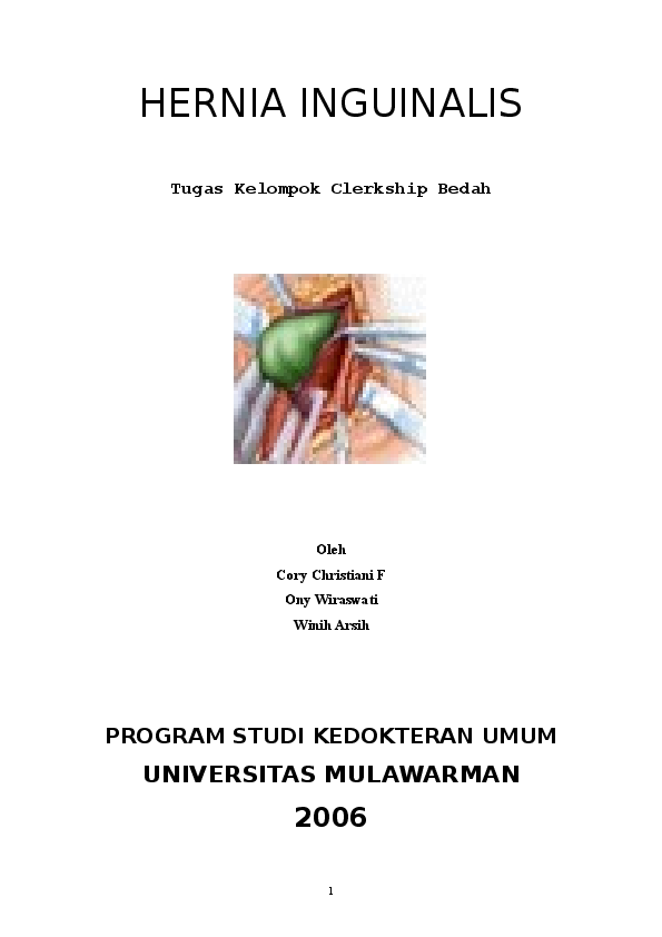 (DOC) HERNIA INGUINALIS PROGRAM STUDI KEDOKTERAN UMUM