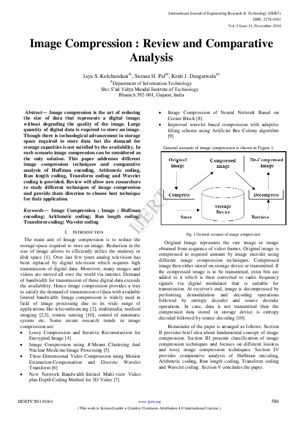 (PDF) Image Compression : Review and Comparative Analysis (PDF) Image Compression : Review and Comparative Analysis