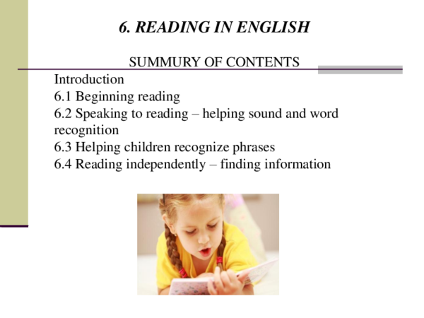 (PPT) Reading in English