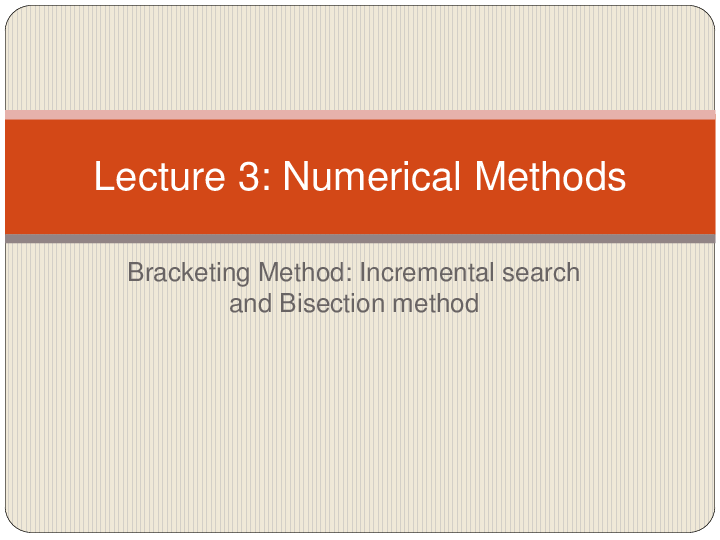 (PPT) increment search and bisection