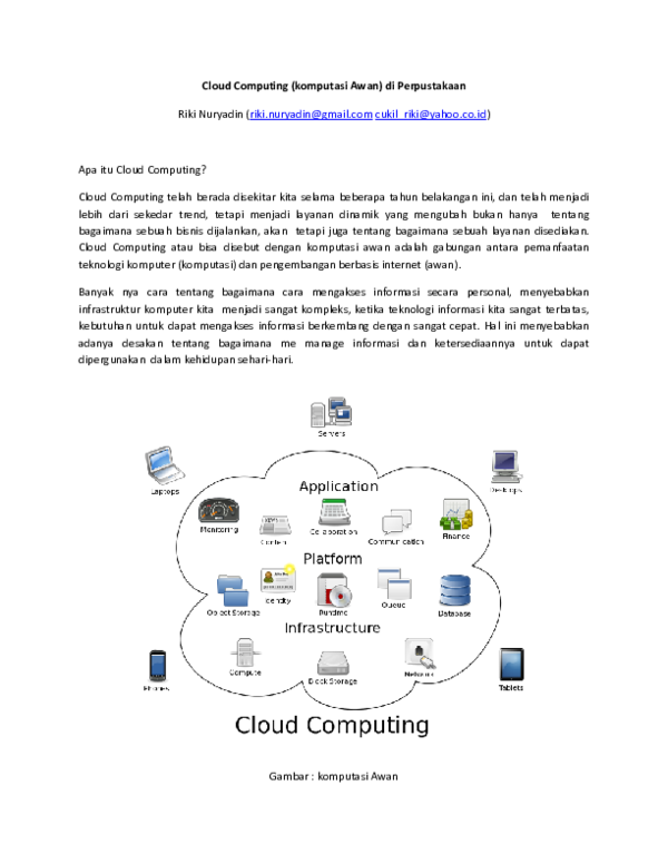 (DOC) Cloud Computing (komputasi Awan) di Perpustakaan