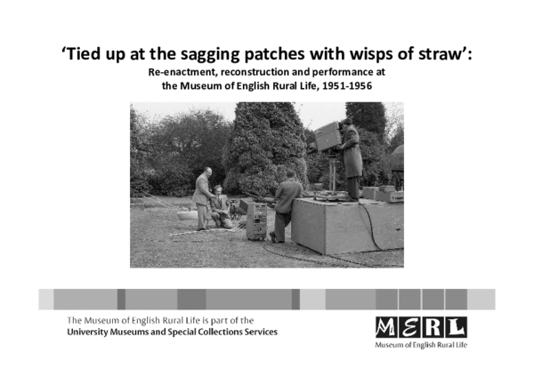 (PDF) ‘Tied up at the sagging patches with wisps of straw’: Re ...