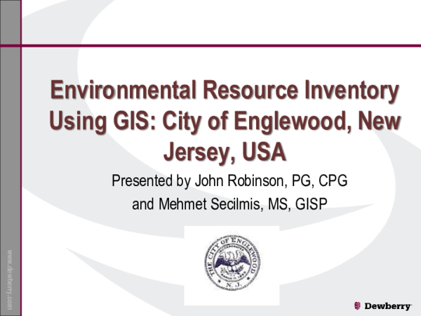 (PDF) Environmental Resource Inventory Using GIS: City of Englewood ...