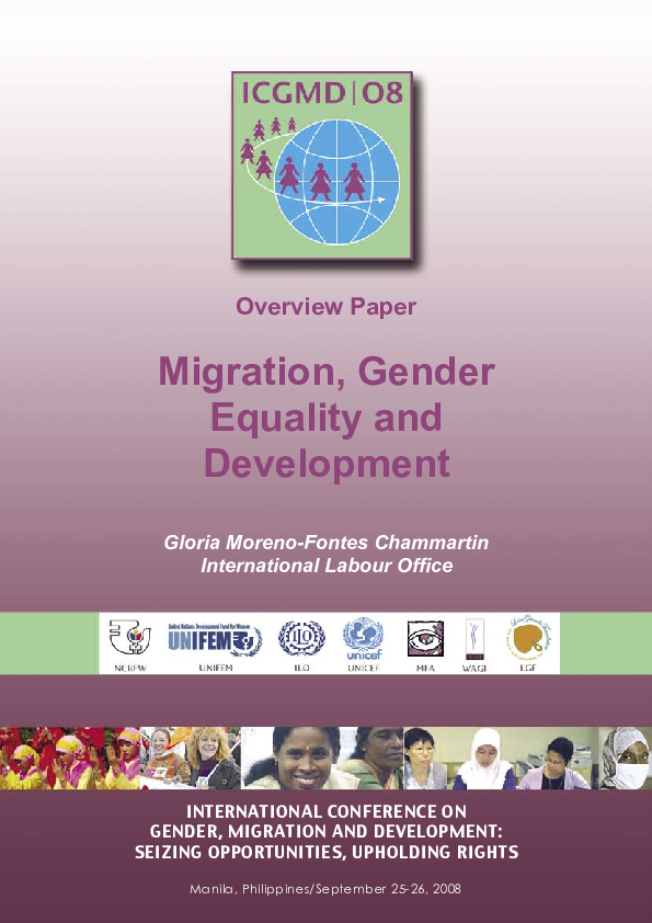 (PDF) Migration, Gender Equality and Development, Overview Paper of ...